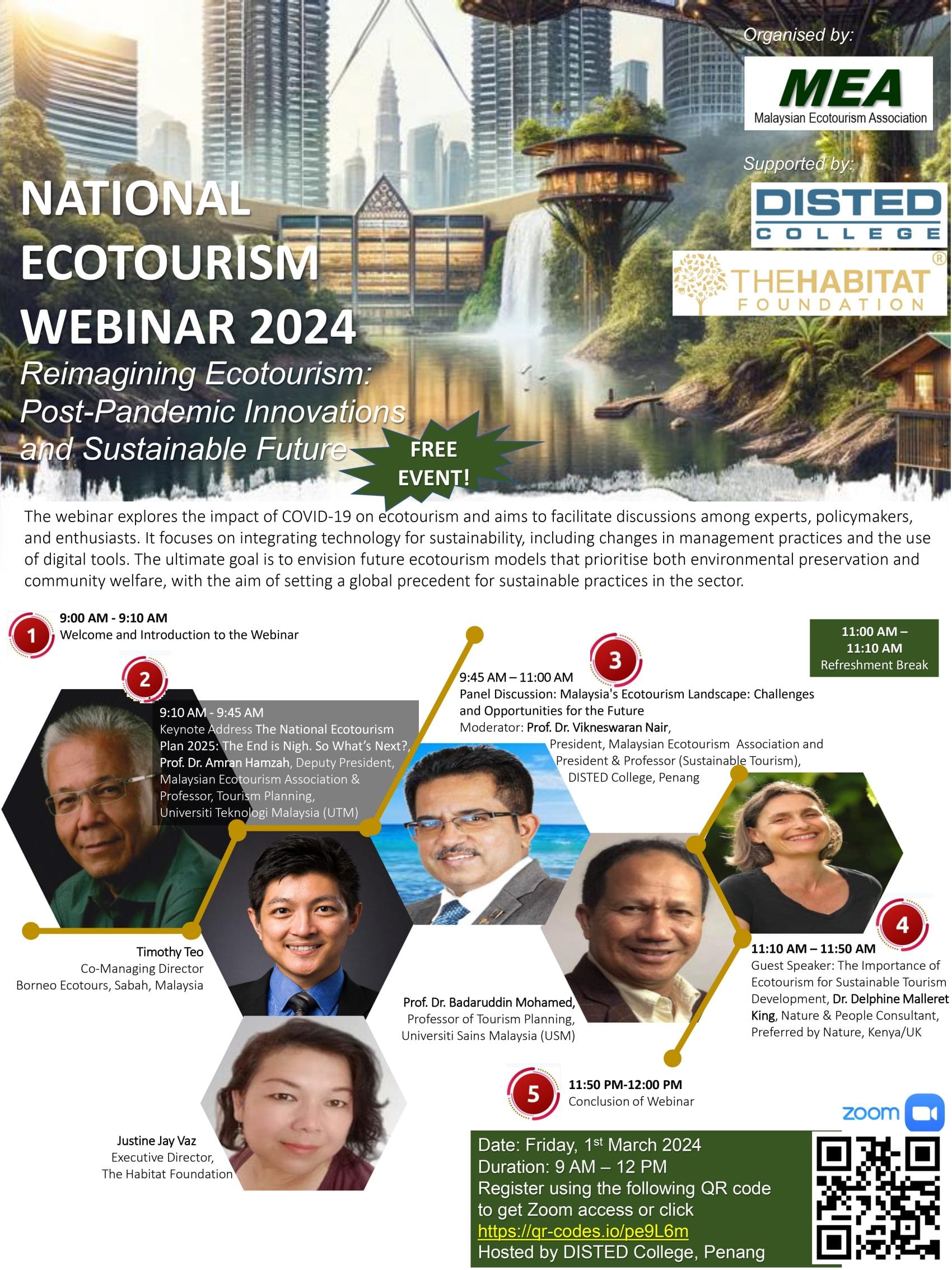National Ecotourism Webinar 2024 - Sustainable Tourism Malaysia